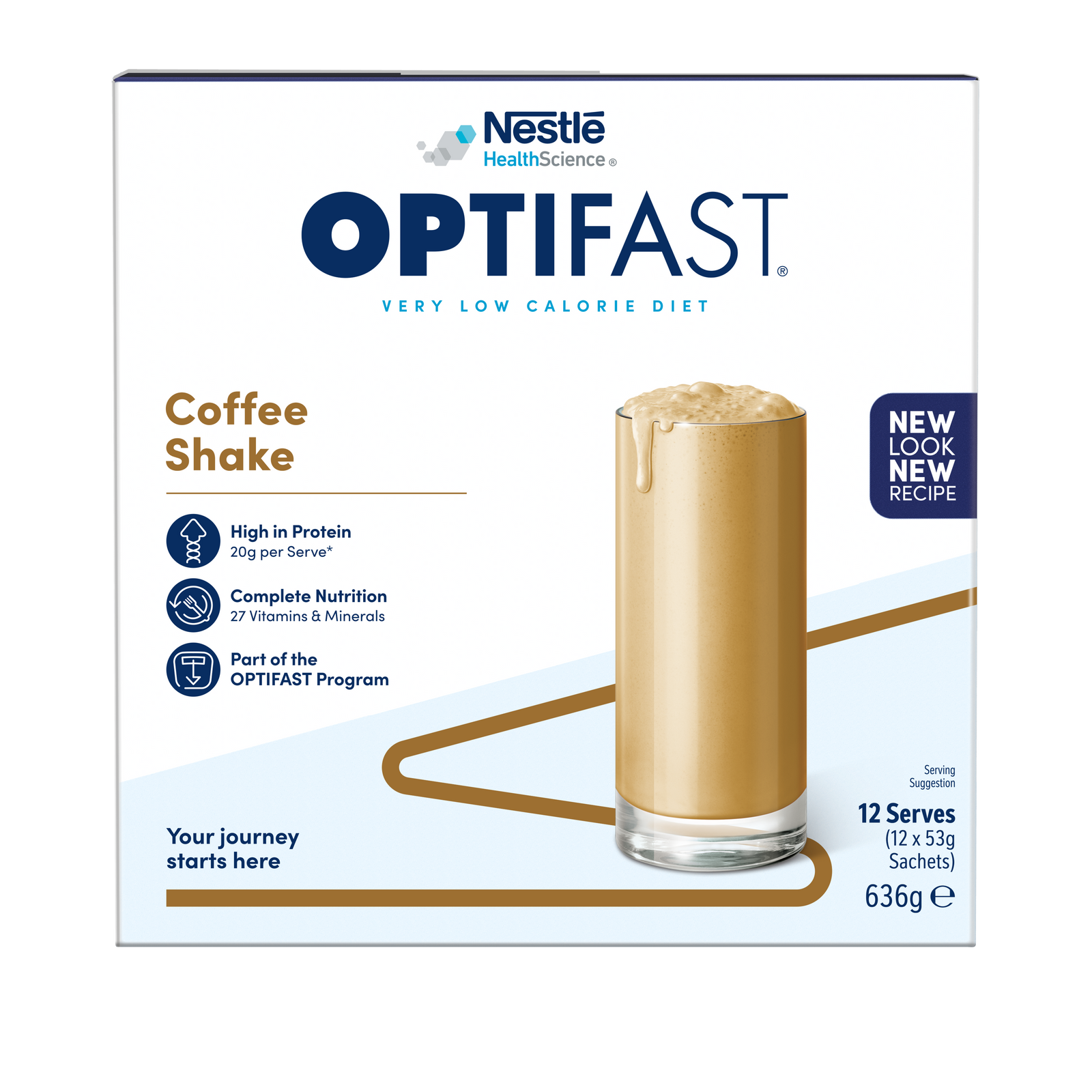 OPTIFAST® 瘦身奶昔 (咖啡味) 12 x 53克 (产品有效期至: 2024年8月20日) – NESTLÉ HK eShop