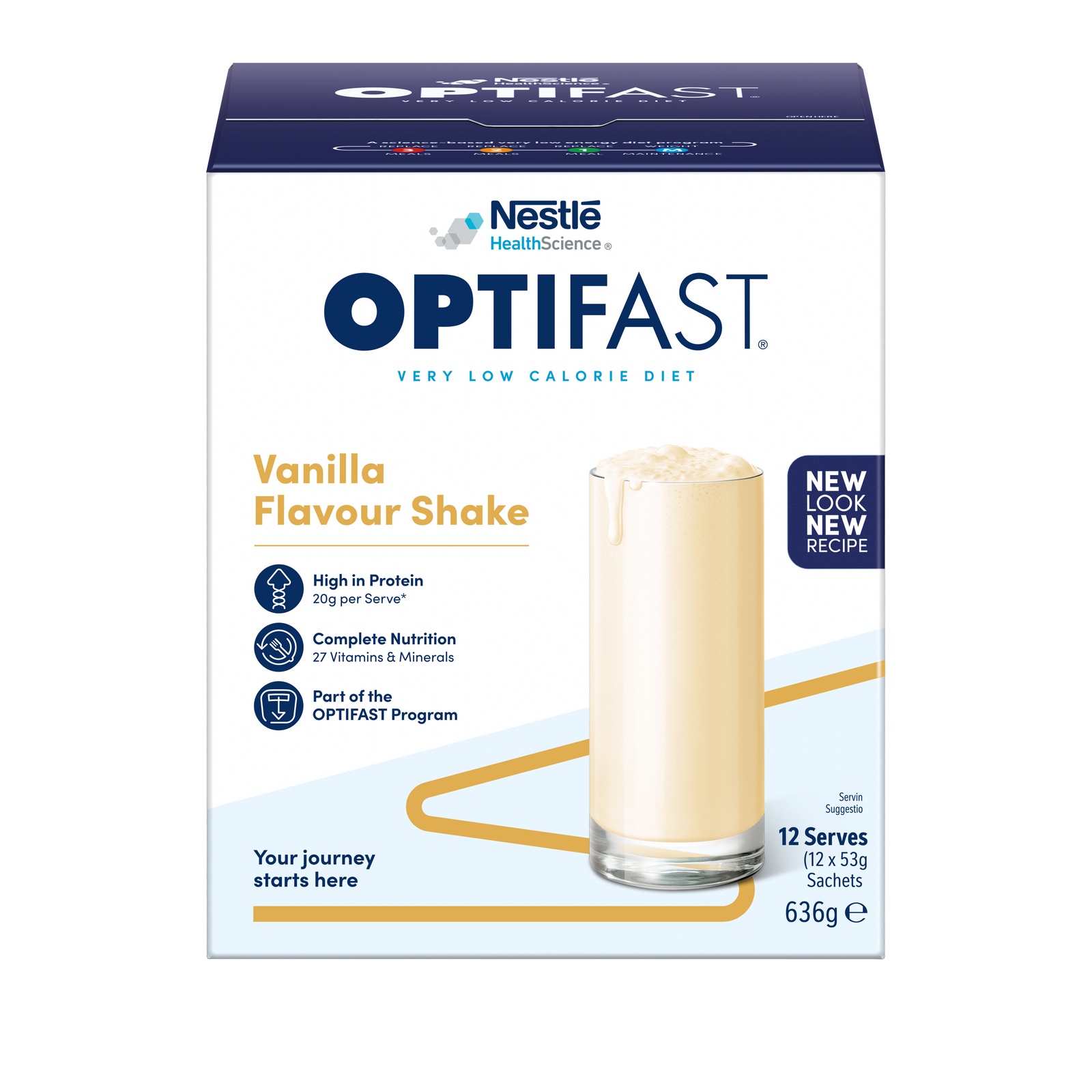 OPTIFAST® 瘦身奶昔 (呍呢嗱味) 12 x 53克 (产品有效期至: 2026年2月23日) – NESTLÉ HK eShop