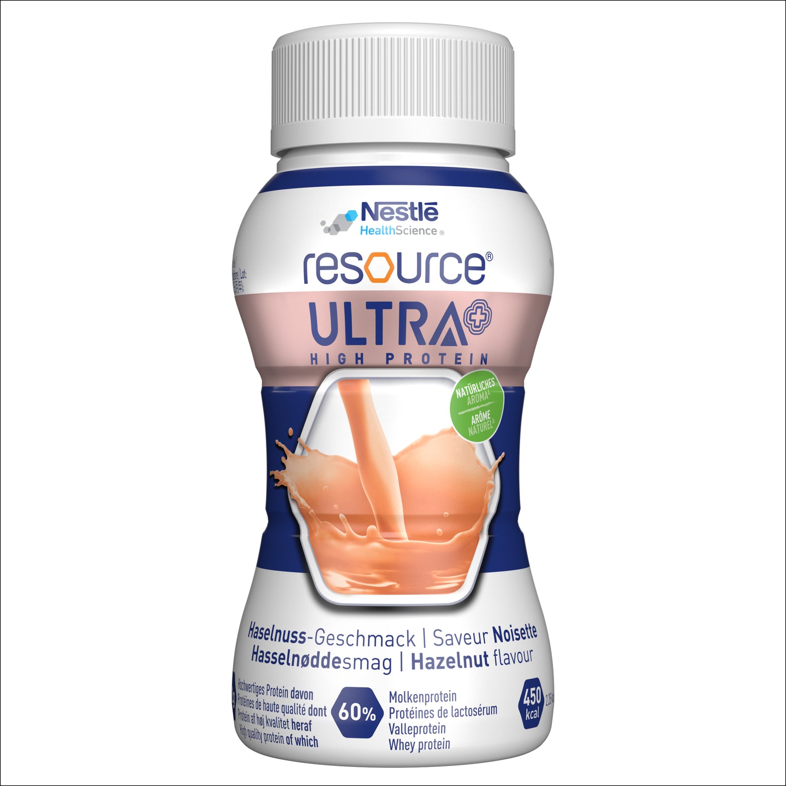 RESOURCE® PLUS Ultra High Protein nutritional supplement - Hazelnut (4 ...