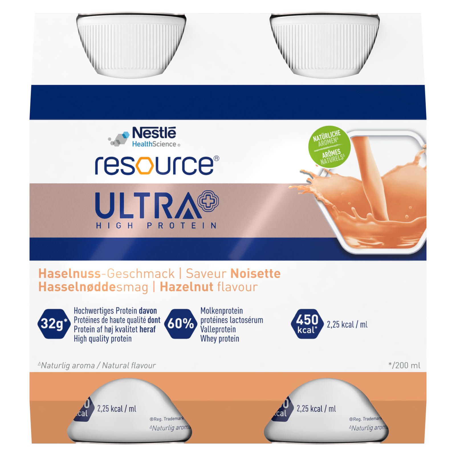 RESOURCE® PLUS Ultra High Protein nutritional supplement - Hazelnut (4 – NESTLÉ HK eShop