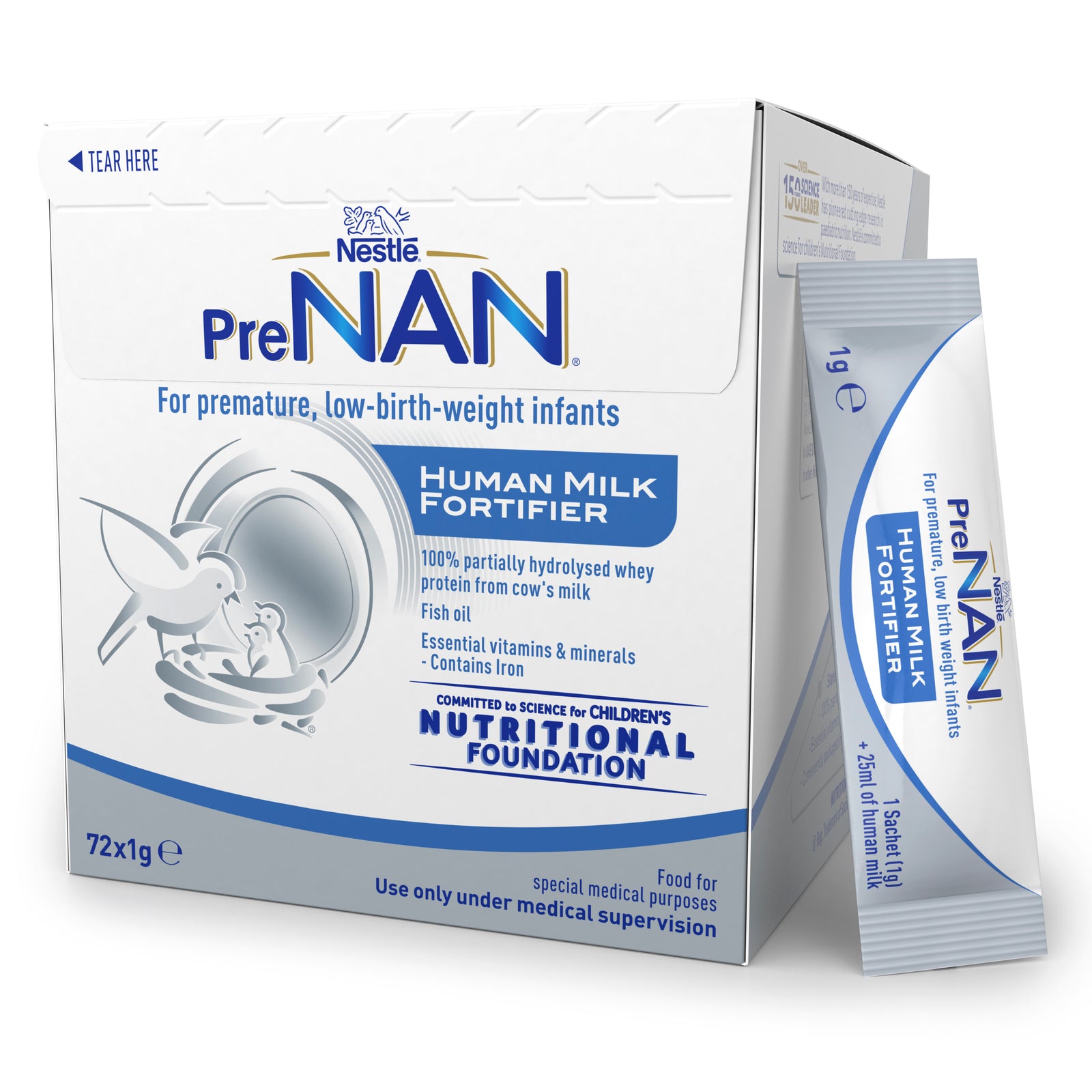 NESTLÉ® PreNAN™ HUMAN MILK FORTIFIER (72x1g) – NESTLÉ HK eShop